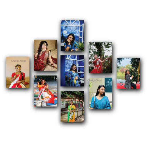 Customised PVC wall board with picture print 6x8 inch both side tape ...